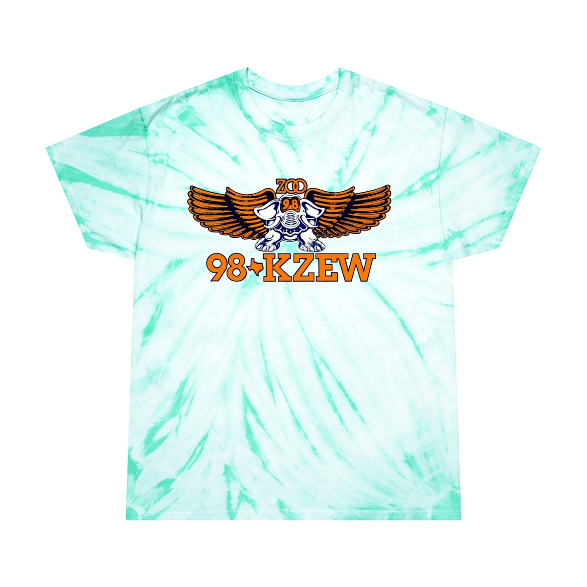 98 KZEW-FM Cyclone Tie-Dye T-Shirt – RECORDS GEEK LLC