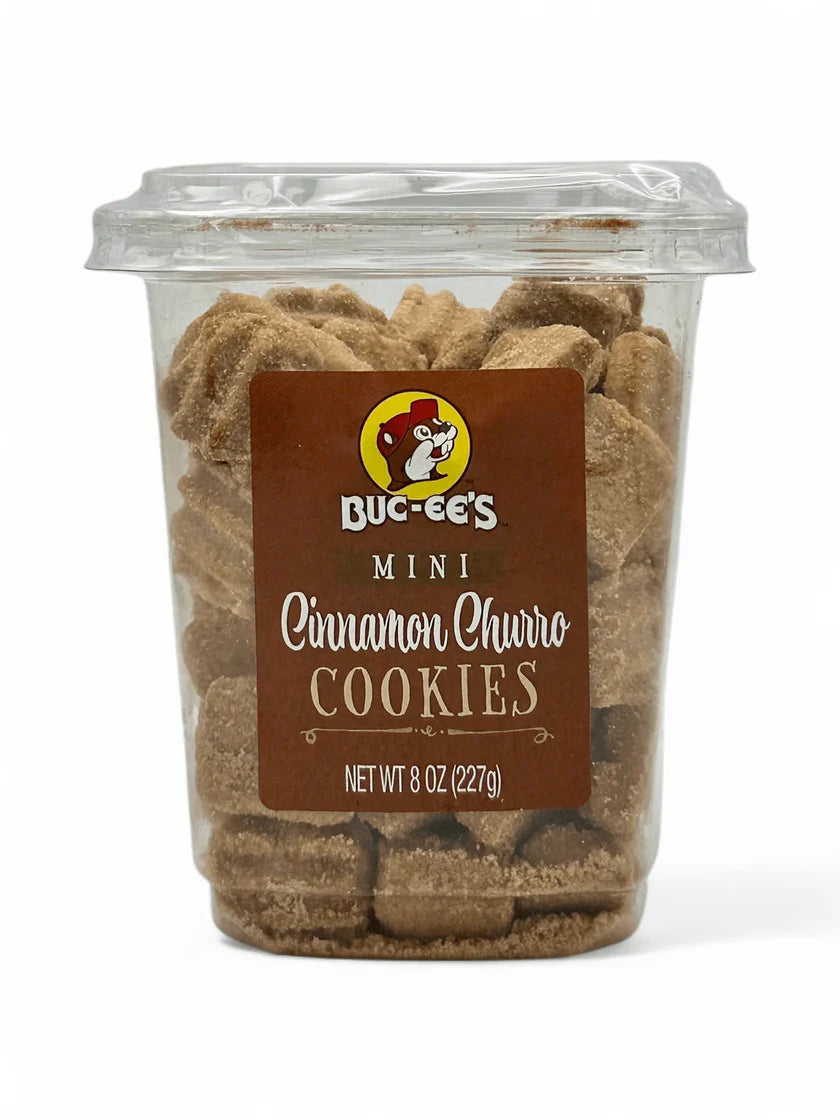 Buc-ee's Mini Cinnamon Churro Cookies 8 oz Tub (UPC 192484084536 ...