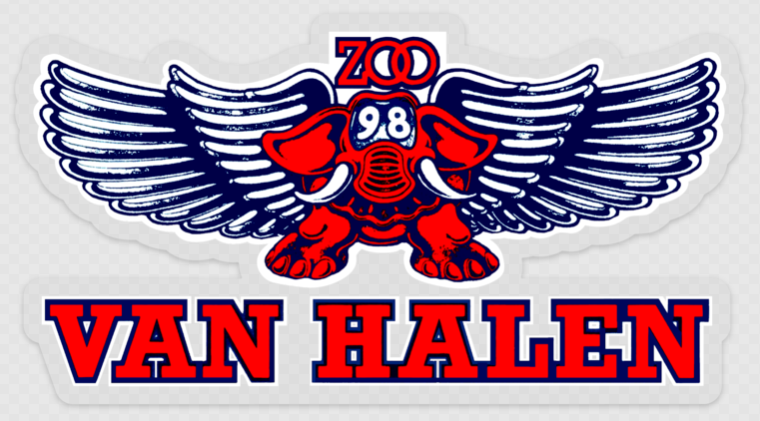 98 KZEW-FM Van Halen Window Sticker – RECORDS GEEK LLC